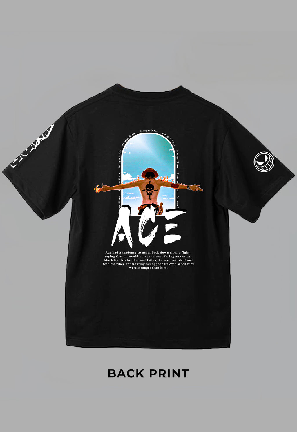 Ace T-shirt One Piece – White Husk