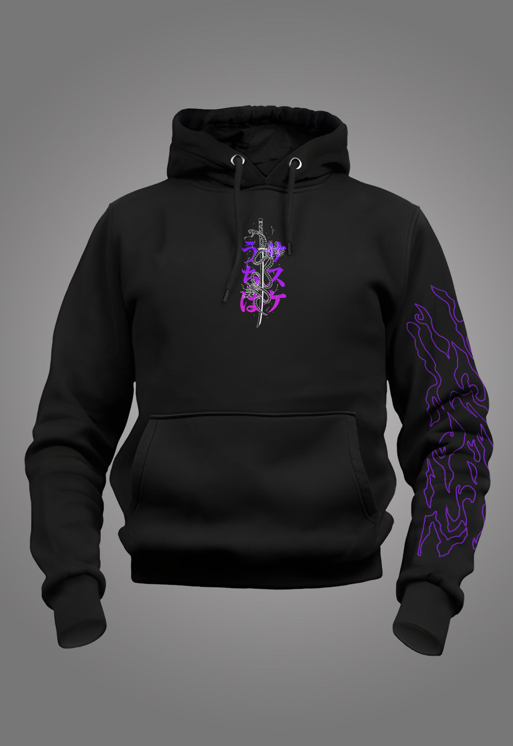 Sasuke Uchiha Cursed - Naruto - Hoodie – White Husk